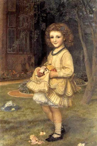 Portrait of Mary Meade by Arthur Hughes on artnet
