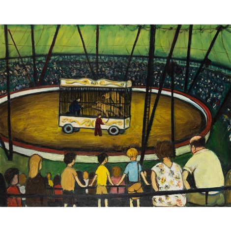 OLD-TIME LION ACT, 1961 by Alan Lowndes on artnet