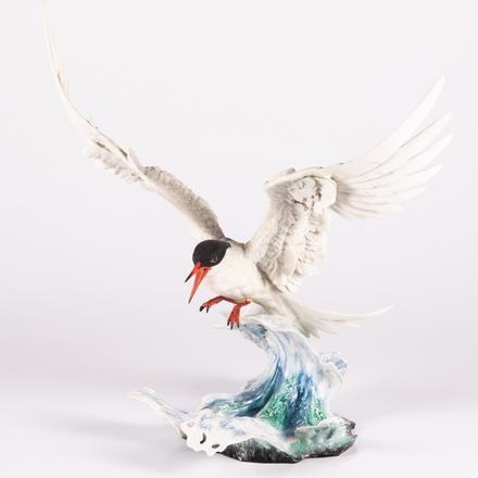 Boehm Foresters Tern Cresting Bisque Porcelain Figure by Boehm on artnet