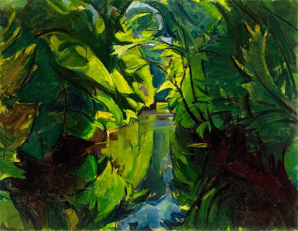 Kanal mit Brücke by Kurt Haase-Jastrow on artnet