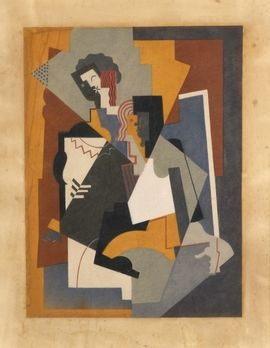 Composition avec deux figures planes by Albert Gleizes on artnet