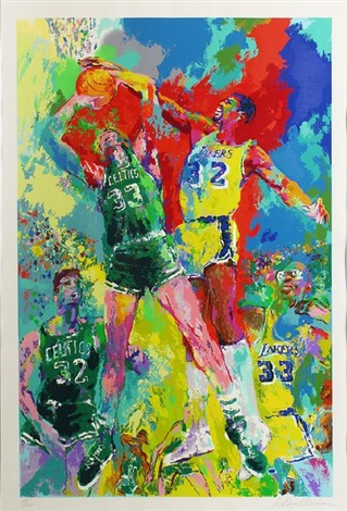 Magic Johnson by LeRoy Neiman on artnet