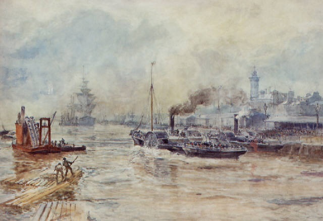 The Broomielaw, Glasgow by Alexander Ballingall on artnet