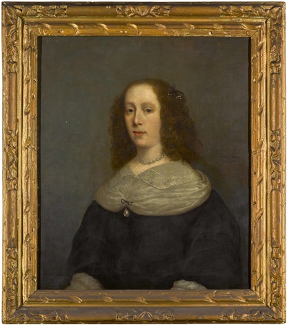 Portrait of a lady, possibly Anne Darell, wife of Thomas Berkeley of ...