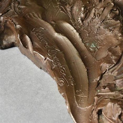 Cowboy Roping a Longhorn from Horseback by Ed Broughton on artnet