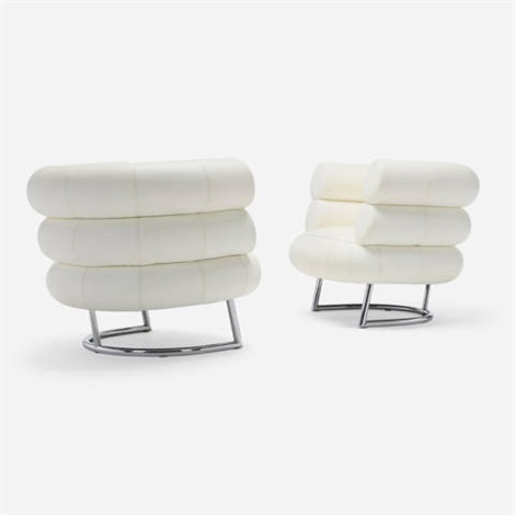 Bibendum lounge chairs, pair by Eileen Gray on artnet
