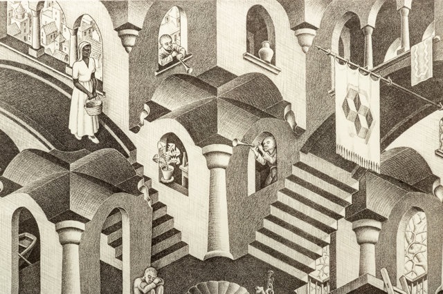 Concave and Convex by M.C Escher on artnet