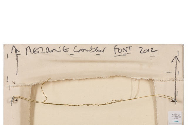 Font by Melanie Comber on artnet