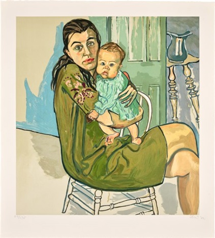 Mother and Child Nancy and Olivia by Alice Neel on artnet