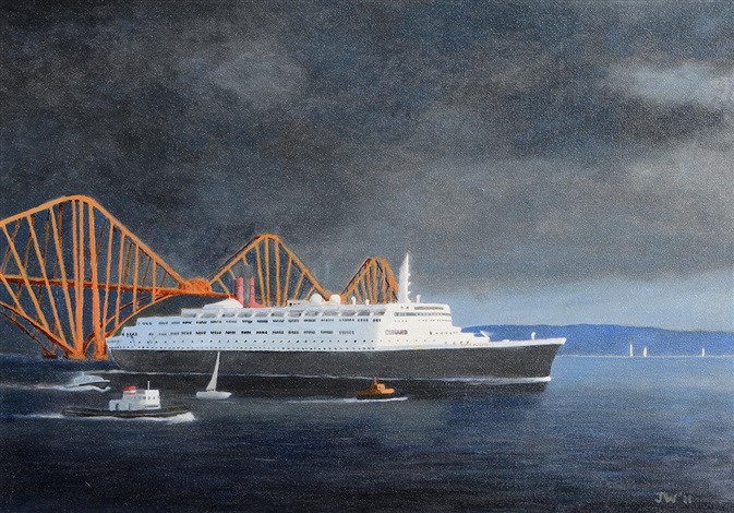 QE2s Final Voyage by John Wiggins on artnet