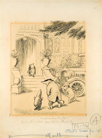 Swaggering Down the Steps - an original illustration from The Wind in ...