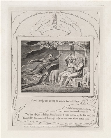 Illustrations of the Book of Job by William Blake on artnet