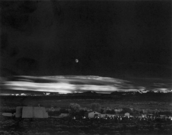 Moonrise, Hernandez, New Mexico by Ansel Adams on artnet