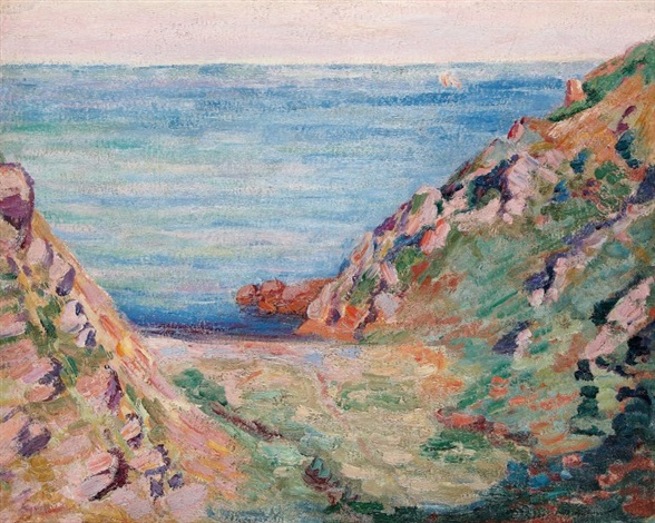 Les roches rouges à Agay by Armand Guillaumin on artnet