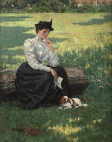 The Letter by James Carroll Beckwith on artnet