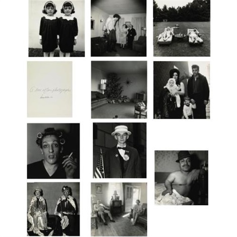 A box of ten photographs portfolio of 10 by Diane Arbus on artnet