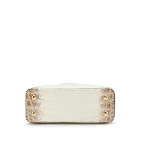 White Matte Himalaya Crocodile Mini Capucines Silver Hardware, 2021 by ...