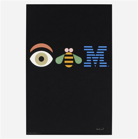 Eye-Bee-M Rebus poster by Paul Rand on artnet