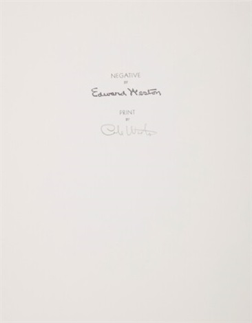 Pepper No. 30 by Edward Weston on artnet