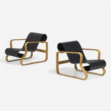 Paimio lounge chairs, pair by Alvar Aalto on artnet