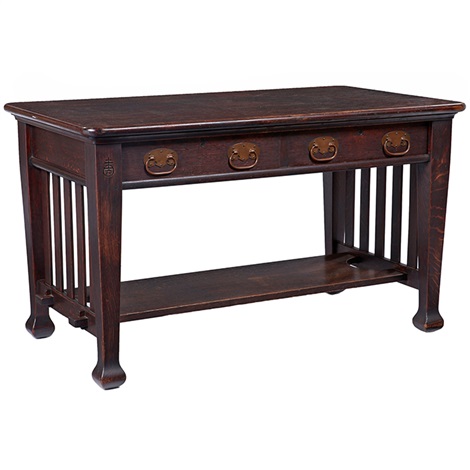 Good Roycroft library table, 075 by Roycroft Shops on artnet
