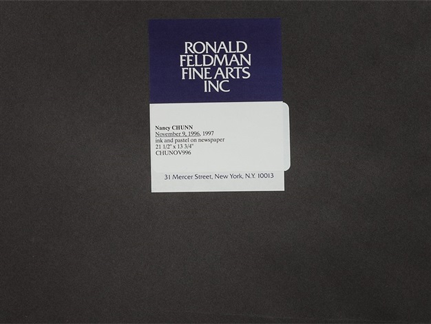 November 9, 1996 by Nancy Chunn on artnet