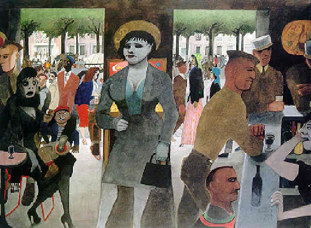 Cafe bar by Edward Burra on artnet