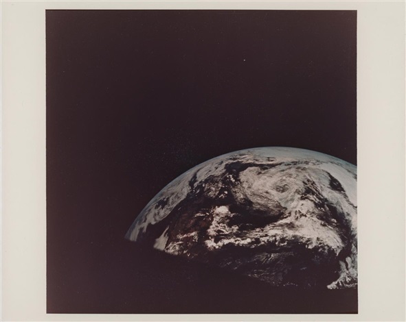 The receding disc of Earth after translunar injection, Apollo 11, 16-24 ...