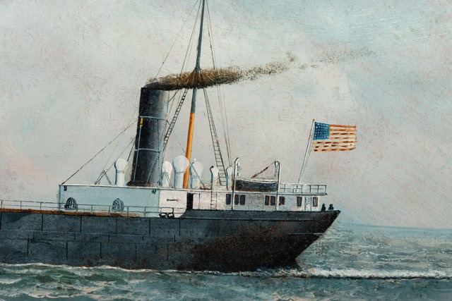 Steamship Henry B. Smith by Antonio Jacobsen on artnet