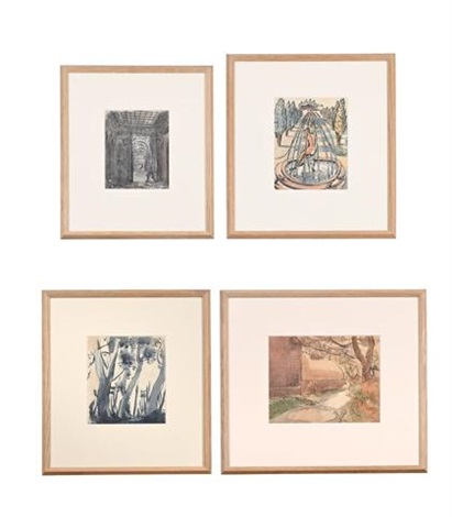 A COLLECTION OF TWELVE LANDSCAPES, GARDENS AND INTERIORS by Richard ...