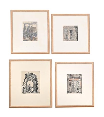 A COLLECTION OF TWELVE LANDSCAPES, GARDENS AND INTERIORS by Richard ...