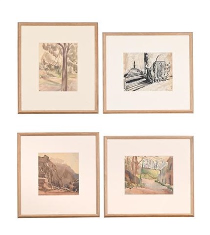 A COLLECTION OF TWELVE LANDSCAPES, GARDENS AND INTERIORS by Richard ...