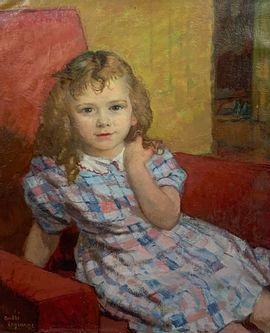 La jeune fille à la blouse à carreaux by André Lagrange on artnet