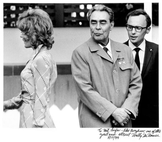 Soviet Premier BrezhnevJill St. John by Wally Mcnamee on artnet