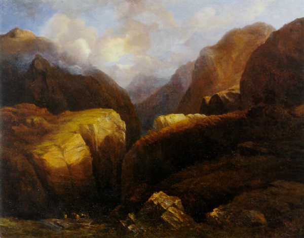 Paysage de montagne by François Diday on artnet
