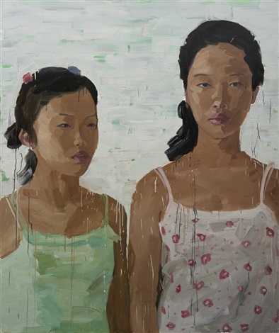 Jessica and Friend by Zhong Chen on artnet