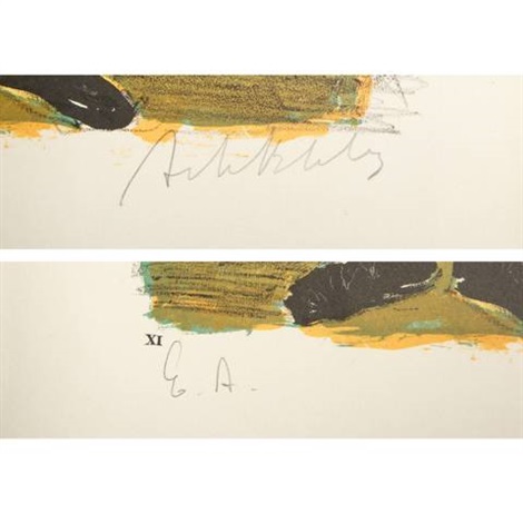 A GROUP OF 4 LITHOGRAPHS BY ARBIT BLATAS LITHUANIAN 1908-1999 by Arbit ...