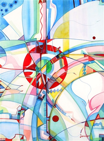 RED DRUM LIFELINE by Alex Janvier on artnet