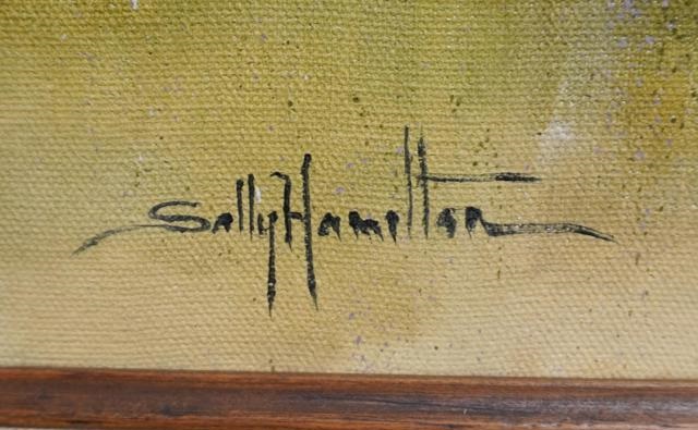 At the Water Pump by Sally Hamilton on artnet