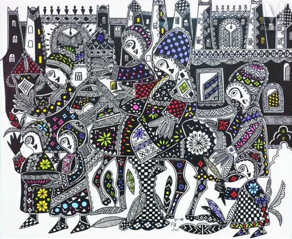 Le CortÈge De La MariÉe 2001 By Fatima Hassan El Farouj On Artnet