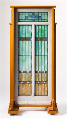 Clerestory Window from Pacific Savings Bank, Iowa by Louis Millet and ...