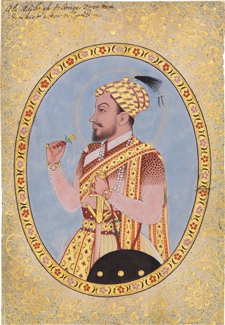 A portrait of Sultan Muhammad Adil Shah II of Bijapur r.1627-56, India ...