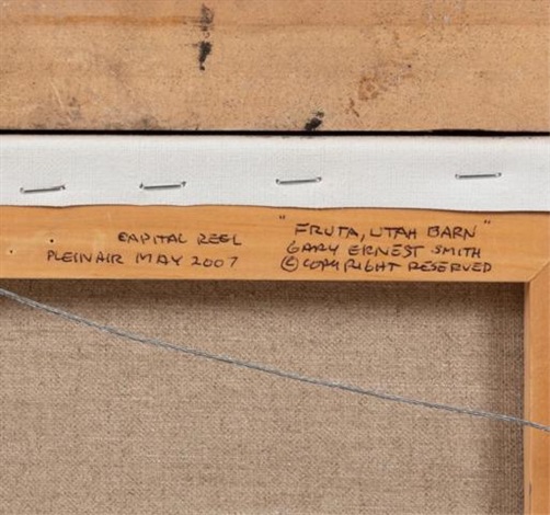 Fruta, Utah Barn by Gary Ernest Smith on artnet