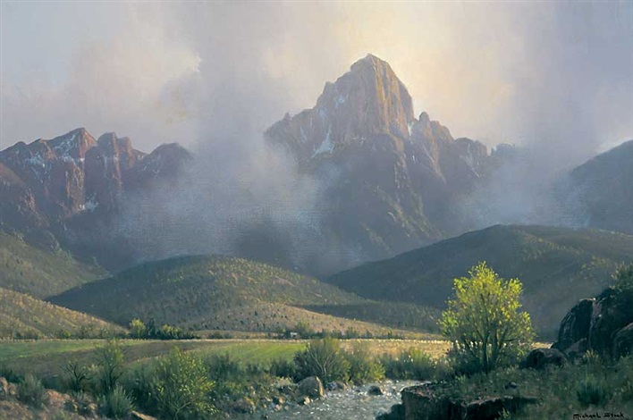 Lifting clouds in the San Juans by Michael Stack on artnet