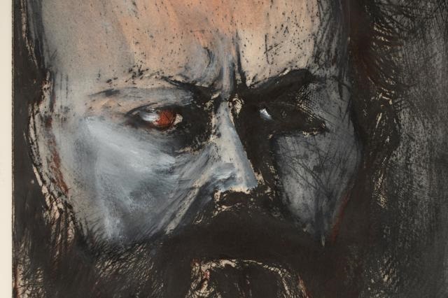 Self Portrait with Oil Paint by Jim Dine on artnet