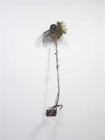Feathery fountain horn and furty finger nail by Rina Banerjee on artnet