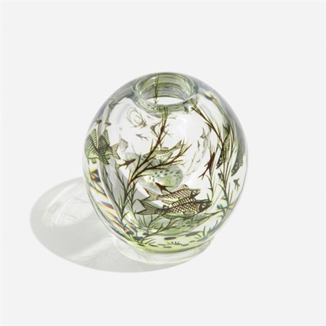 Graal Fish vase by Edward Hald on artnet