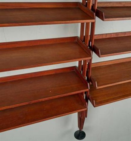 An Infinito bookcase shelving unit mod. 835, designed by Franco Albini ...