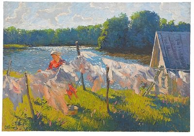 The laundry by Aleksei and Sergei Tkachev on artnet