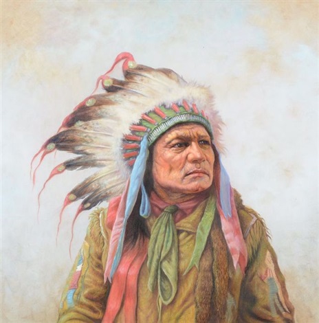 AMERICAN CHIEF SITTING BULL by Gregory Perillo on artnet
